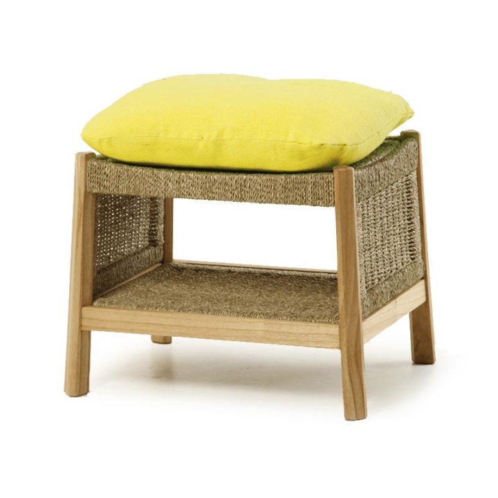 Semarang Footstool for Conservatories | Fair Trade Furniture